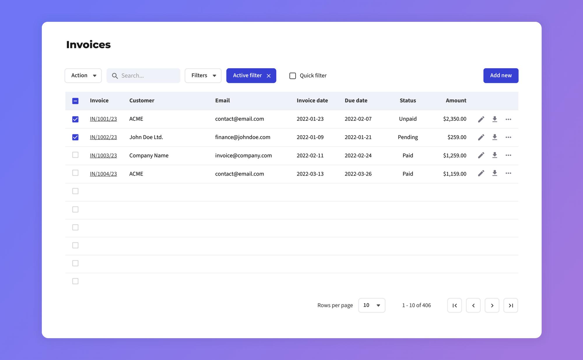 New Table Features and Functionality | Moqups Blog