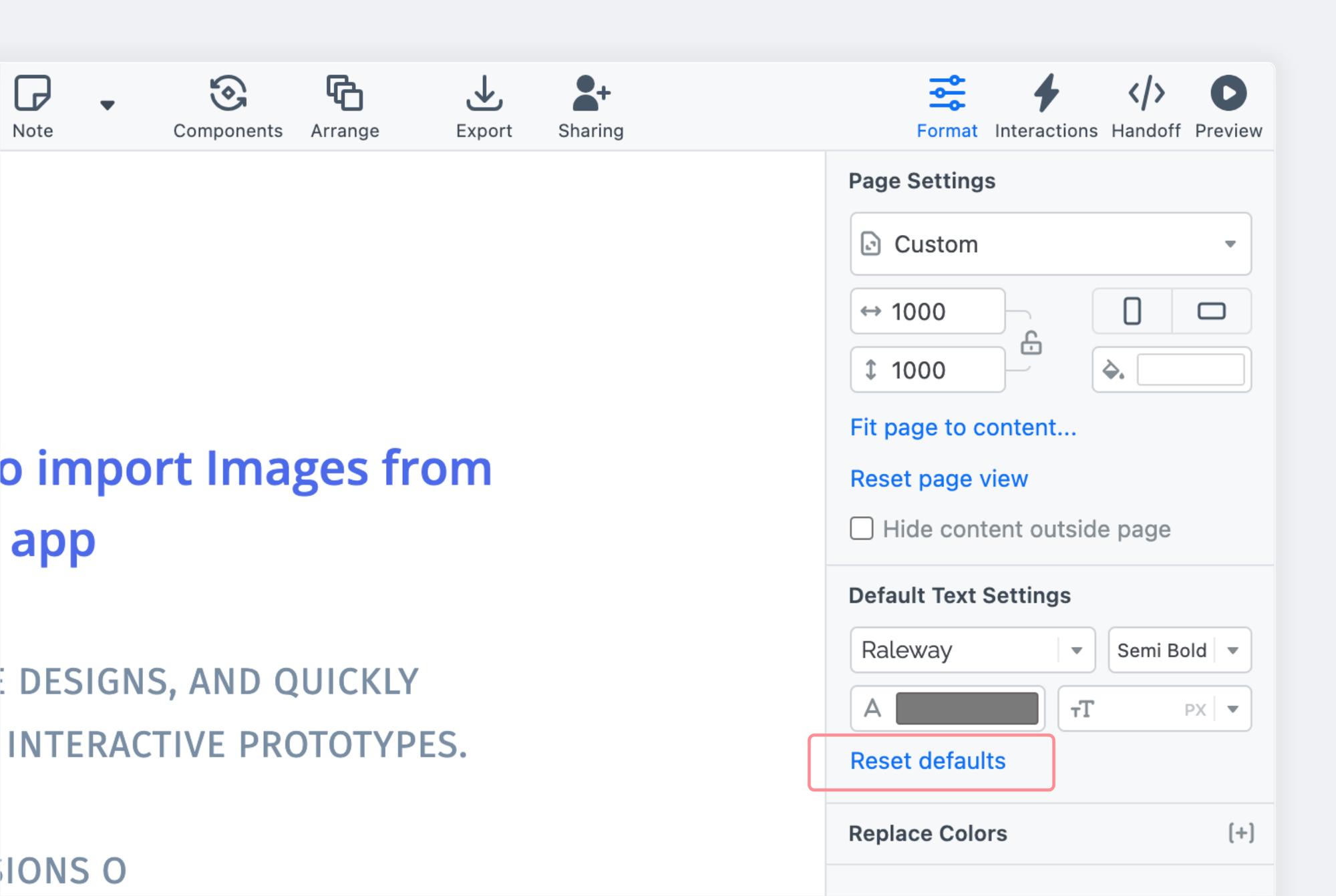 Text stencils | Moqups Help Center