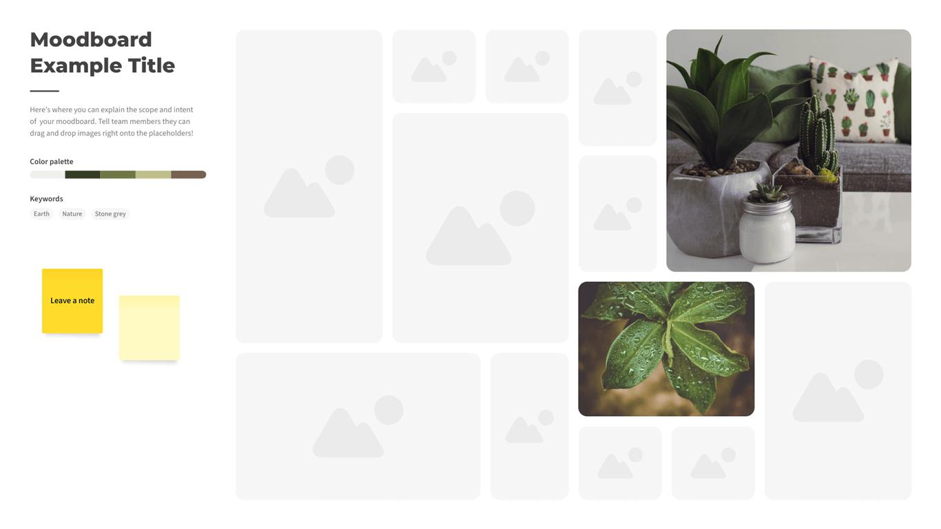 Free Moodboard Template | Moqups