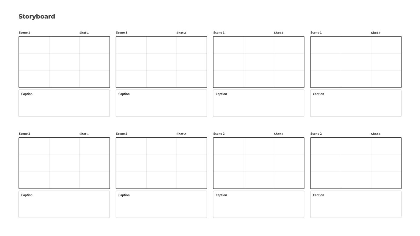 Free Storyboard Template | Moqups