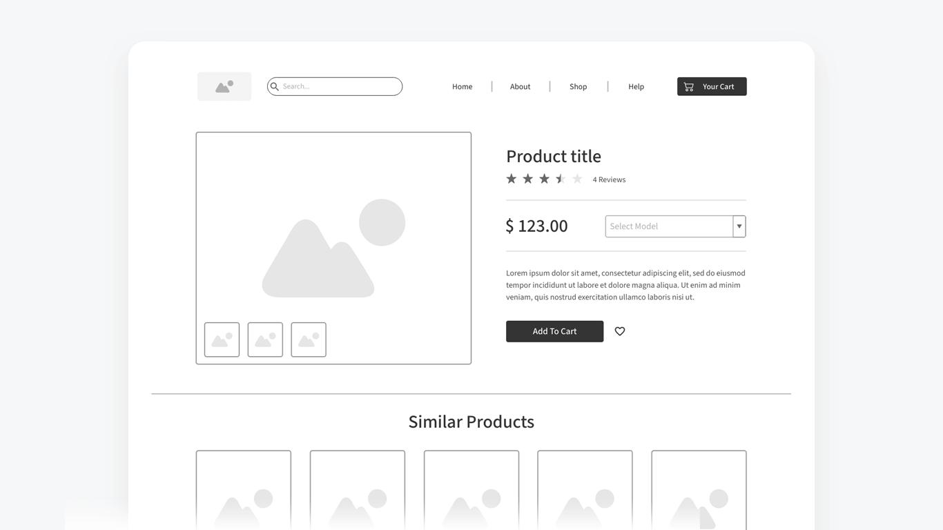 Complete Guide to Mid-Fidelity Wireframes: What, Why & How | Moqups Blog