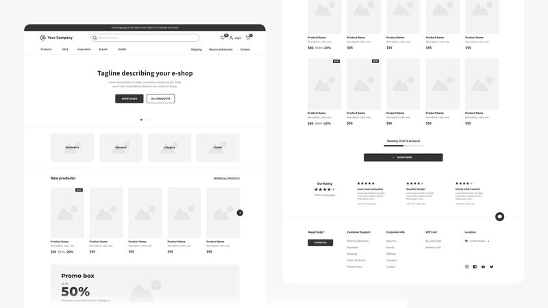 Sign In / Sign Up Form Wireframe Template | Moqups
