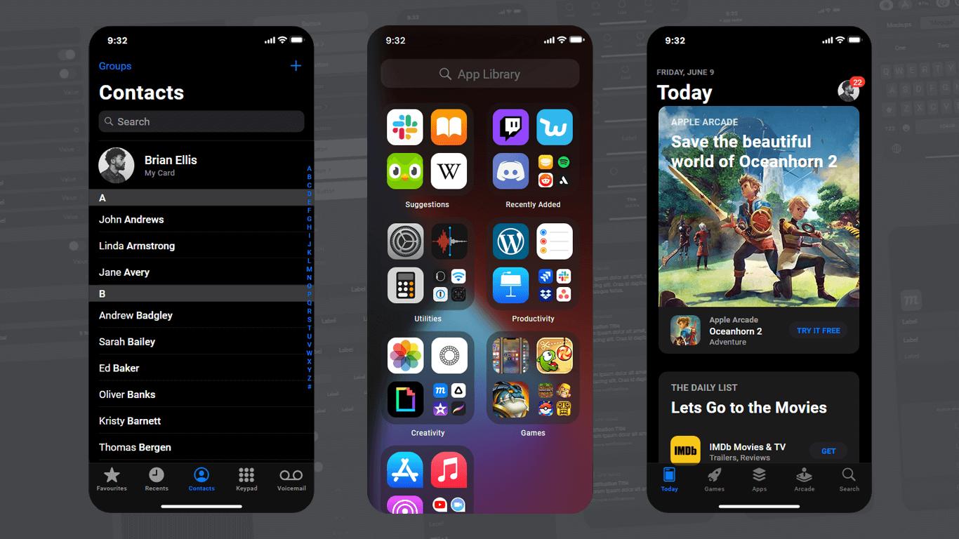Free Apple iOS UI Kit | Moqups