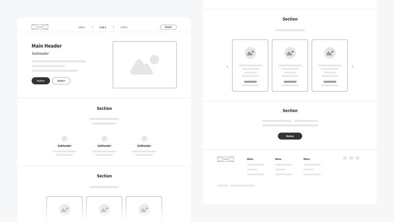 Sign In / Sign Up Form Wireframe Template | Moqups