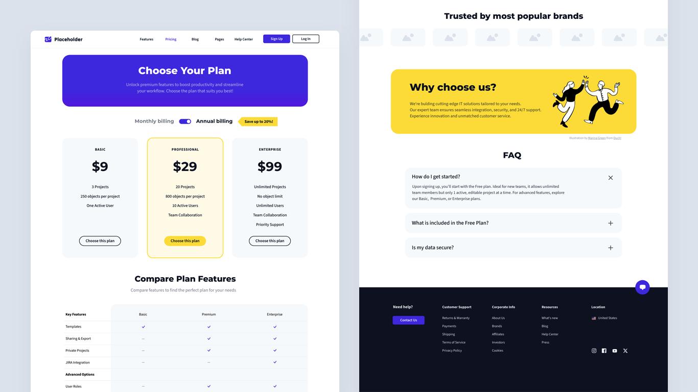 Free Wireframe Templates and Examples | Moqups